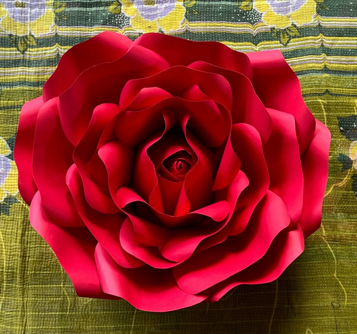 Giant Paper Flower: Rose | The Holland Center