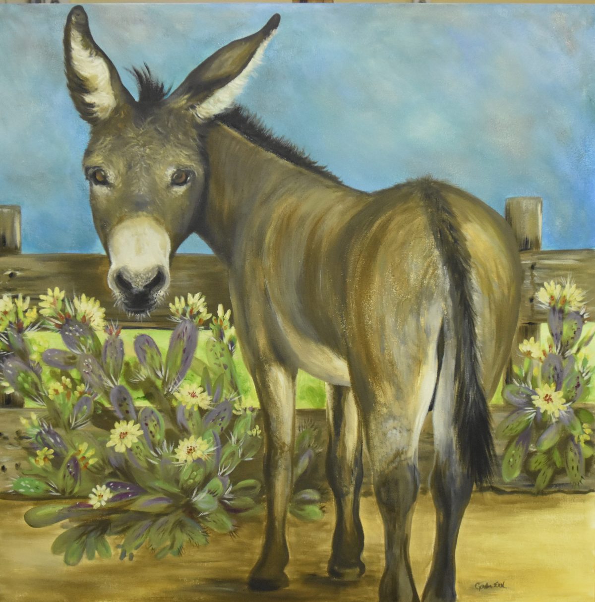 Fun Art with Oils: Paint Wild Burros on Canvas | The Holland Center